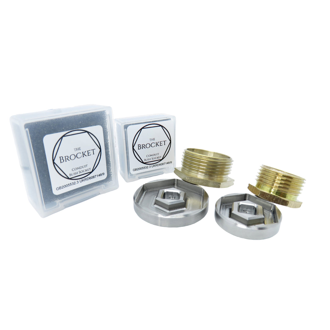 PREMIUM 20 + 25mm Bush Socket SET in Stainless Steel – The Brocket